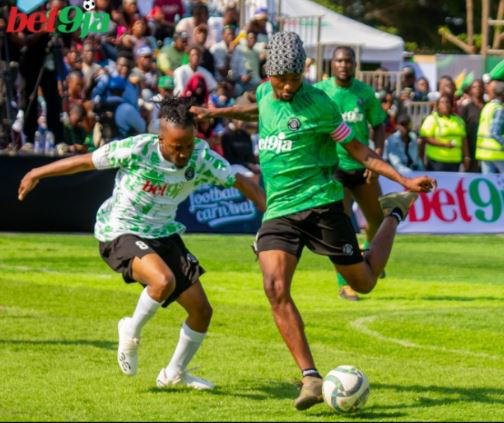 Okocha, Yhemolee, Sheggz, Shank draw crowd for star-studded football ...