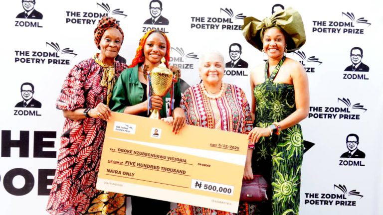 Victoria Ogoke wins ZODML Poetry Award